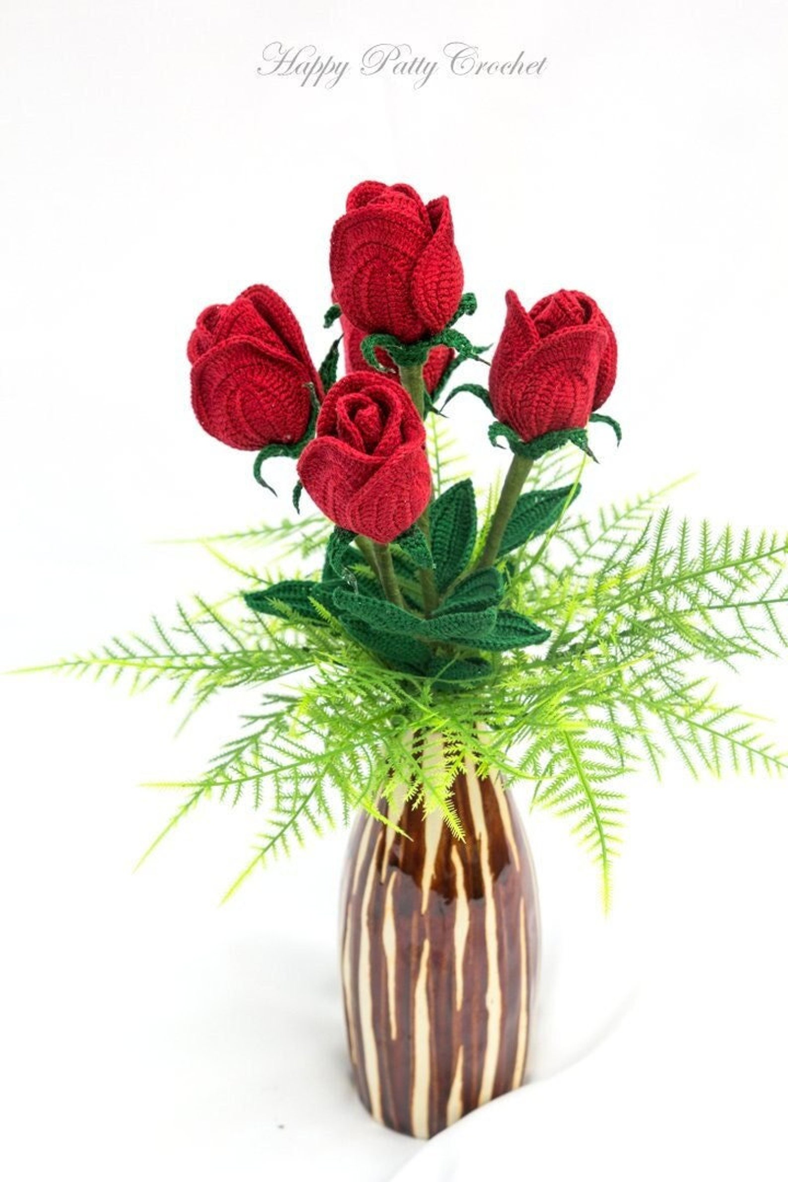 Easy Crochet Rose PATTERN Crochet Flower Patterns Crochet Pattern for ...