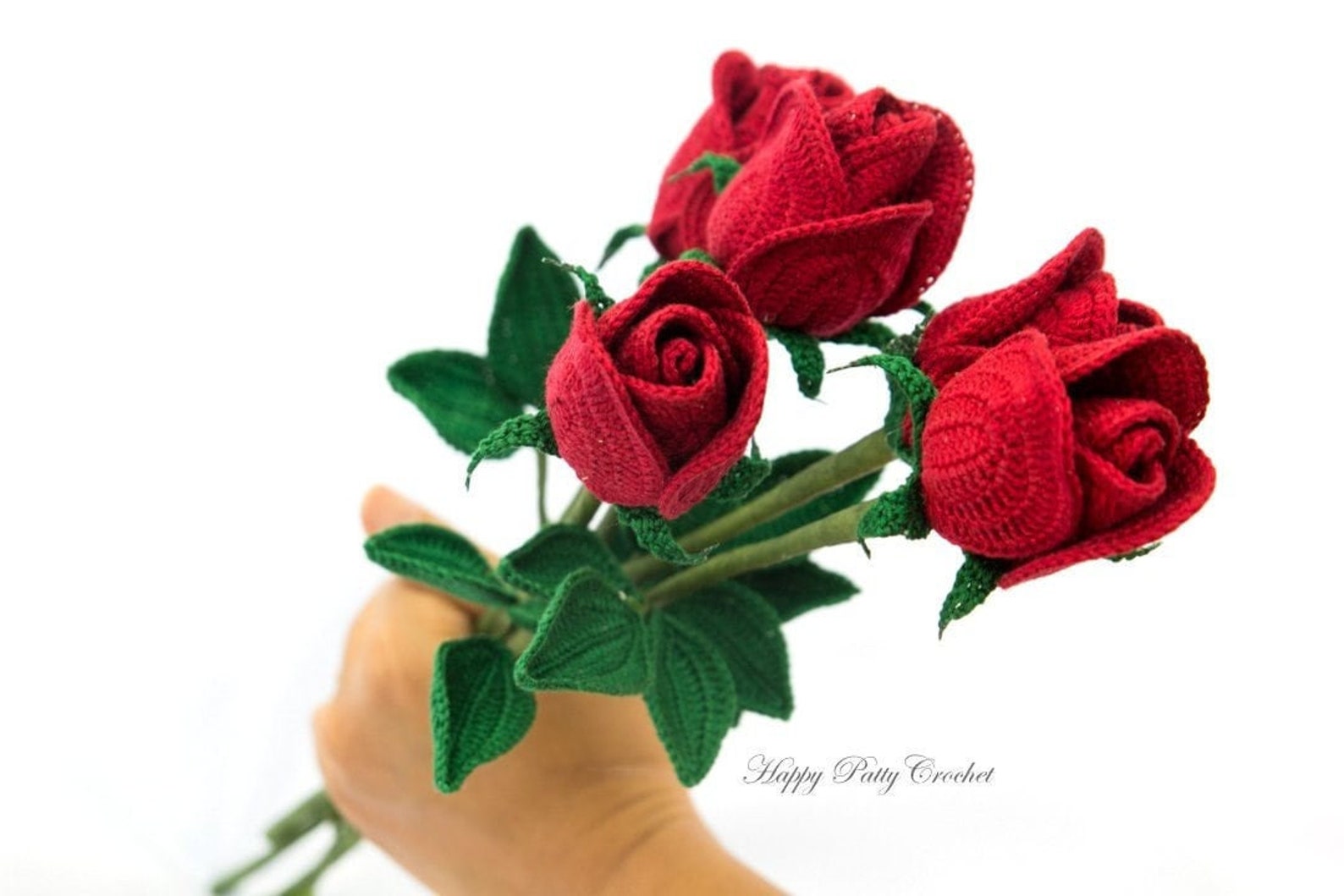 Easy Crochet Rose PATTERN Crochet Flower Patterns Crochet Pattern for ...