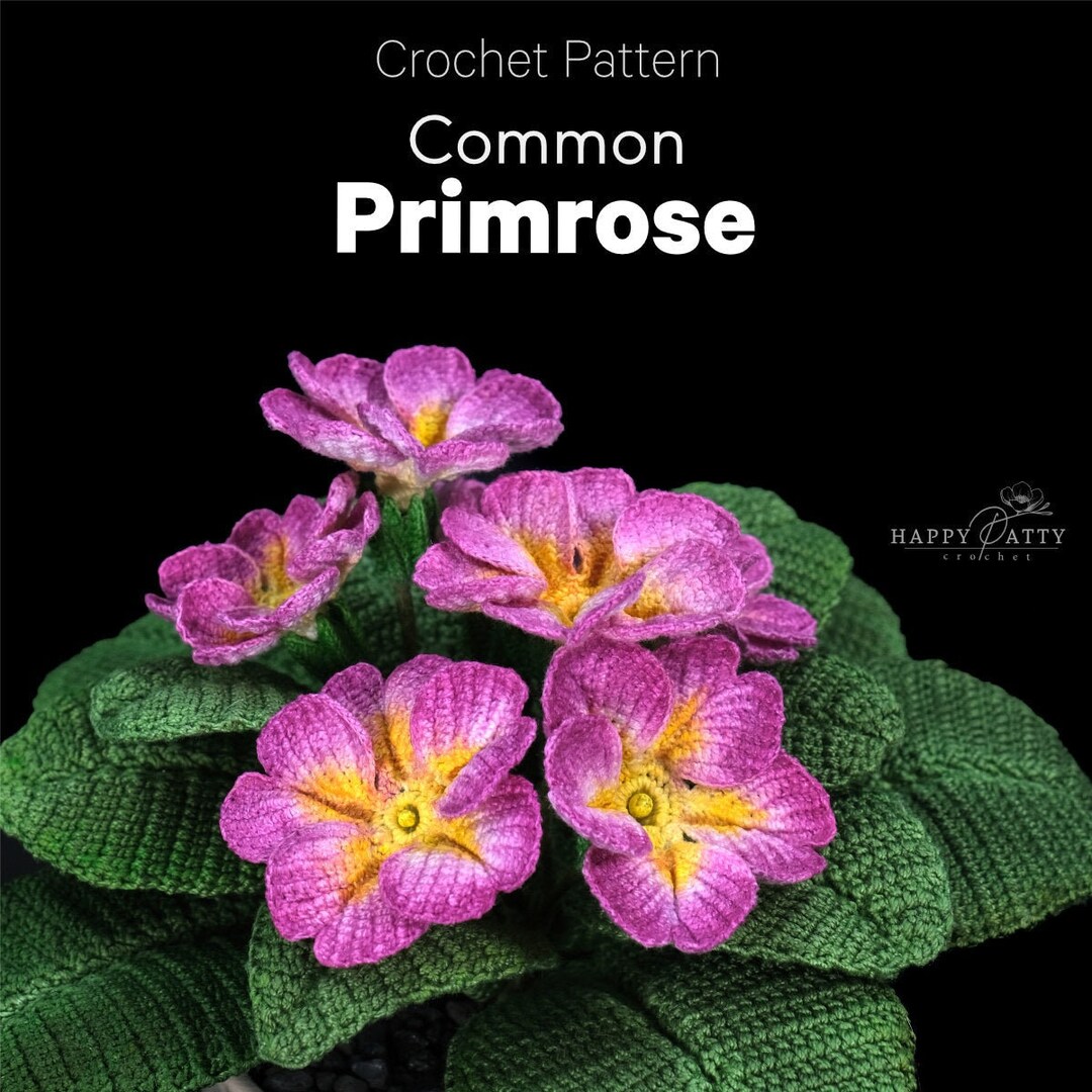 Crochet Primrose Pattern - Crochet Pattern for a Primrose Flower - Etsy