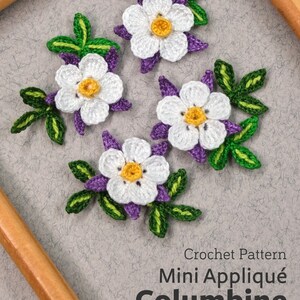Mini Crochet Flower Appliques, Part 2 - Etsy