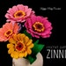 Crochet Pattern for a Zinnia Flower - Flower Pattern for a Crochet ...