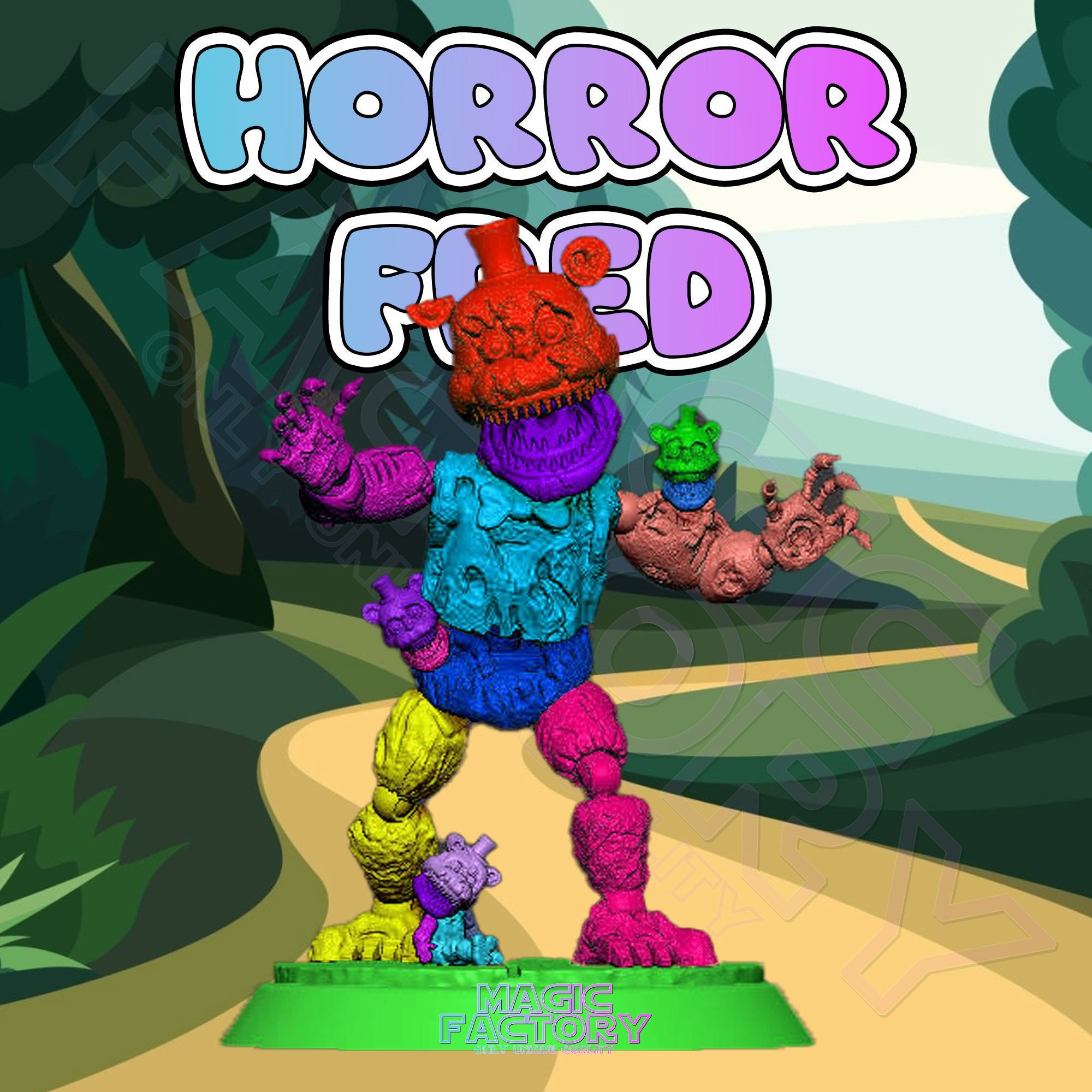 Horror Fred STL Model for 3D Printing 3D Printable Horror - Etsy