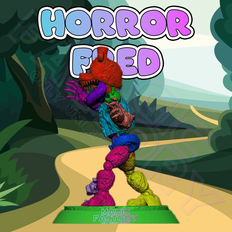 Horror Fred STL Model for 3D Printing 3D Printable Horror - Etsy