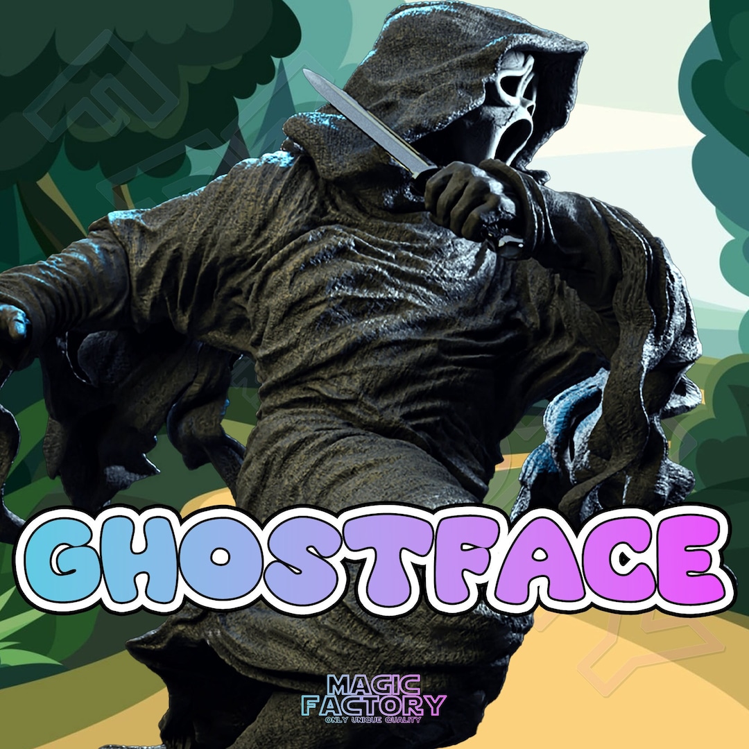 Ghostface Figure STL Model for 3D Printing Horror Figure 3D - Etsy Ghostface Figure STL Model for 3D Printing Horror Figure 3D - Etsy