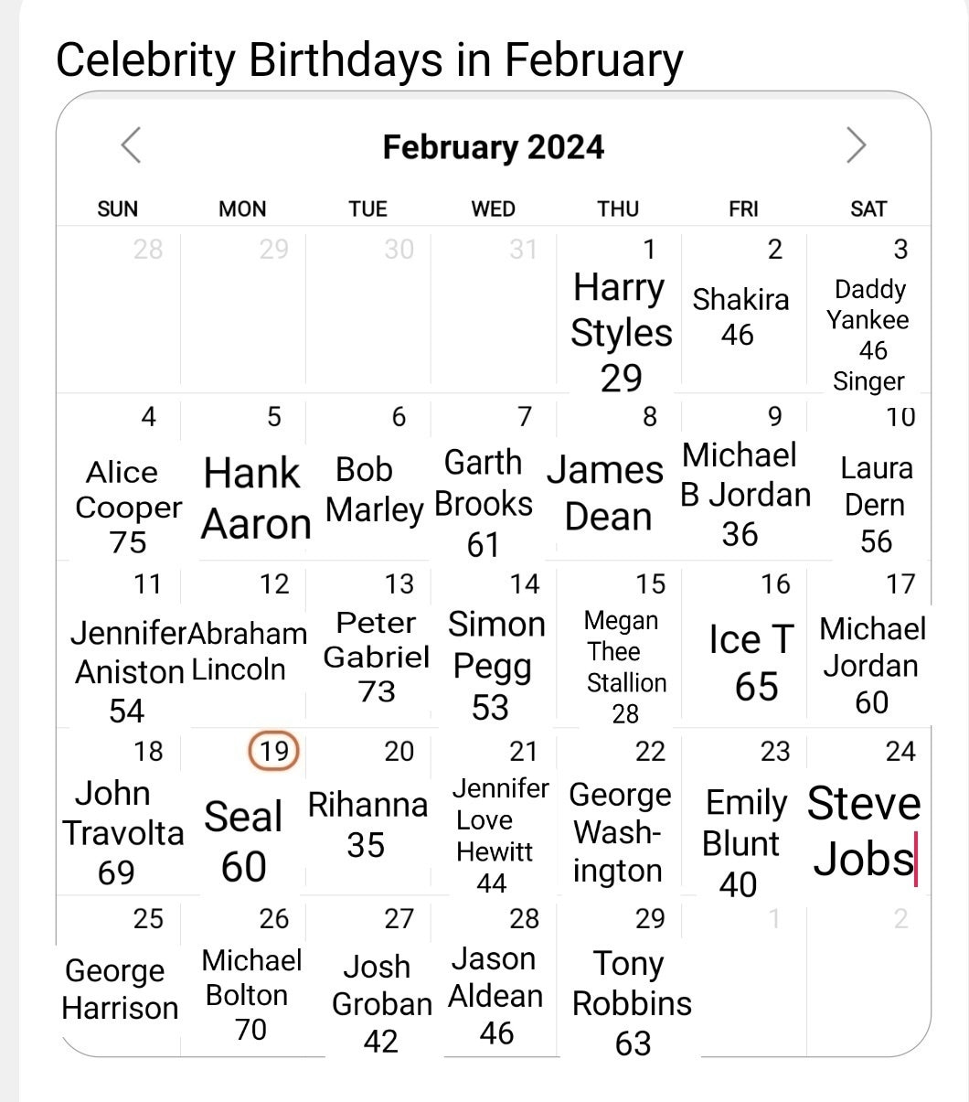 February 15Th Celebrity Birthdays 60 Photos - Moonagedaydream.film