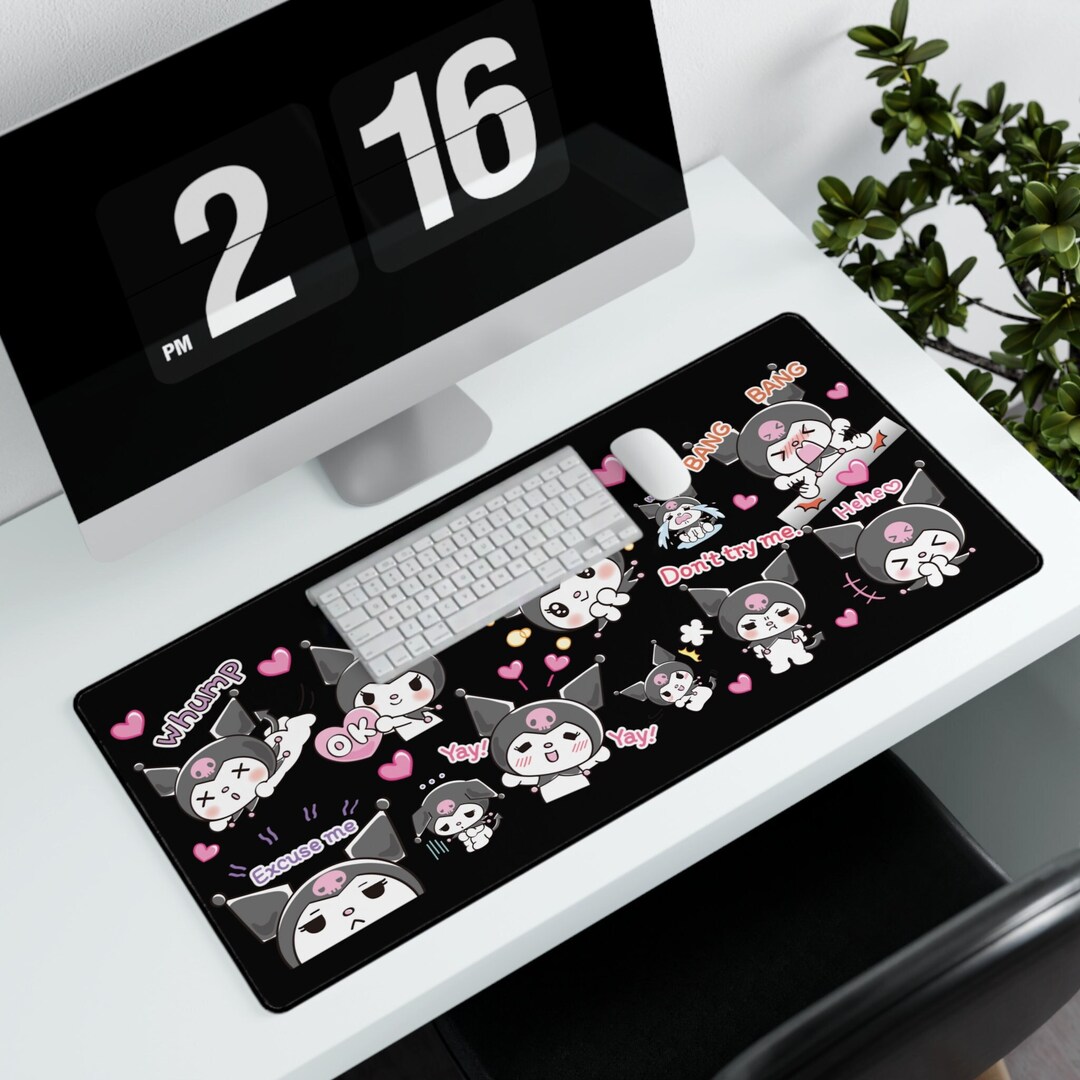 Kuromi Sanrio Desk Mats - Etsy