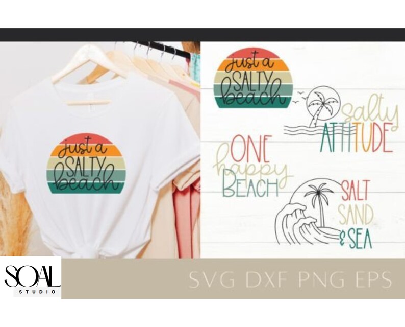 Funny Beach SVG Bundle Salty Beach SVG - Etsy
