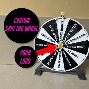 Custom Spin the Wheel Game for Parties and Events Personalized Logo - Etsy