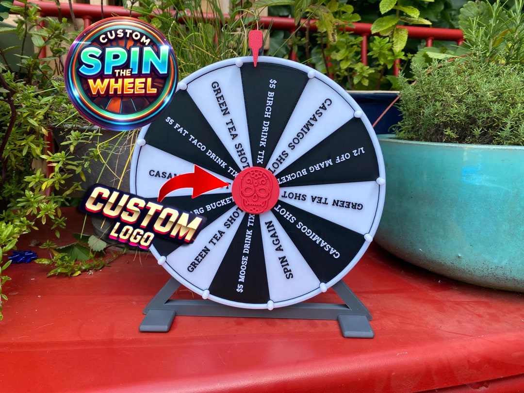 Custom Spin the Wheel Game for Parties and Company Events Personalized ...