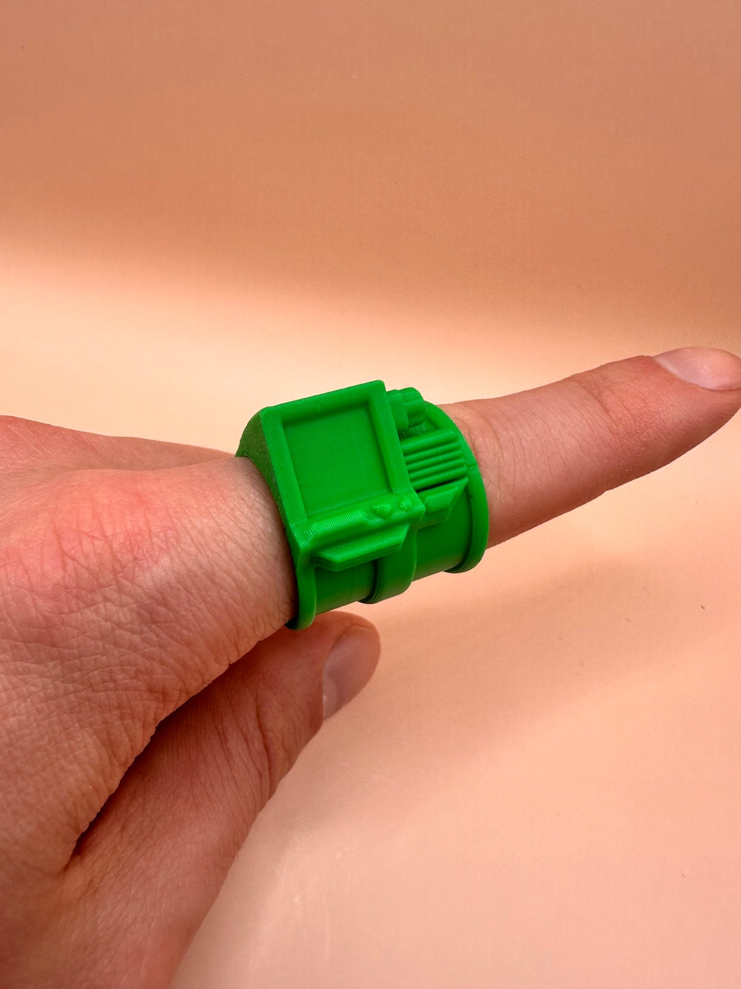 Fallout Pip Boy Ring Gaming Jewelry, Cool Gamer Gift, Unique Fidget Toy ...