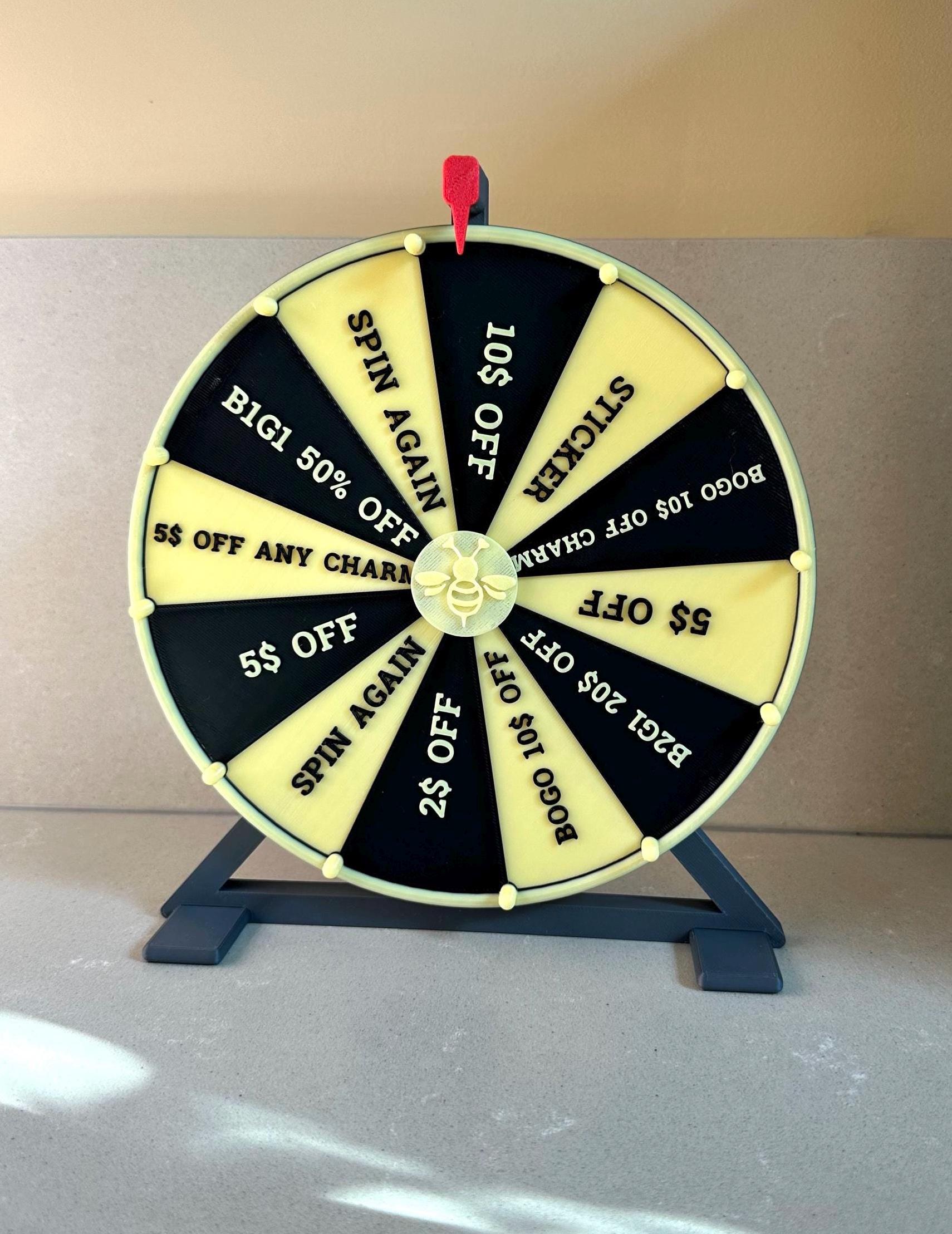 Custom Spin the Wheel Game for Parties and Events Personalized Logo - Etsy