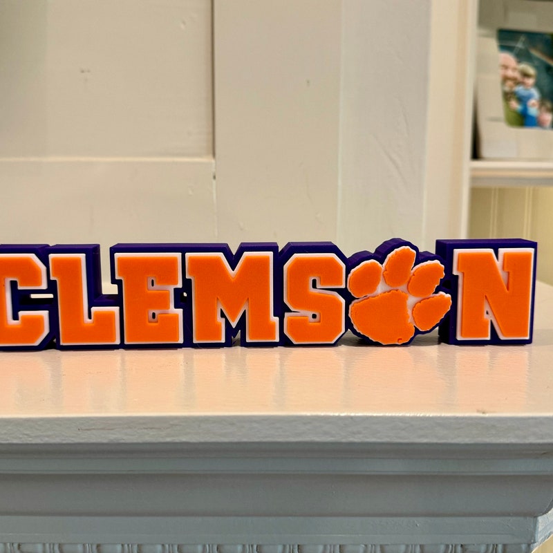 Clemson Sign - Etsy