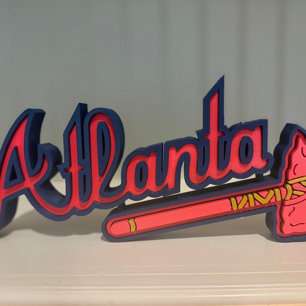 Atlanta Braves Sign - Etsy