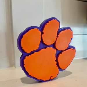 Clemson Tiger Paw - Officially Licensed - Etsy