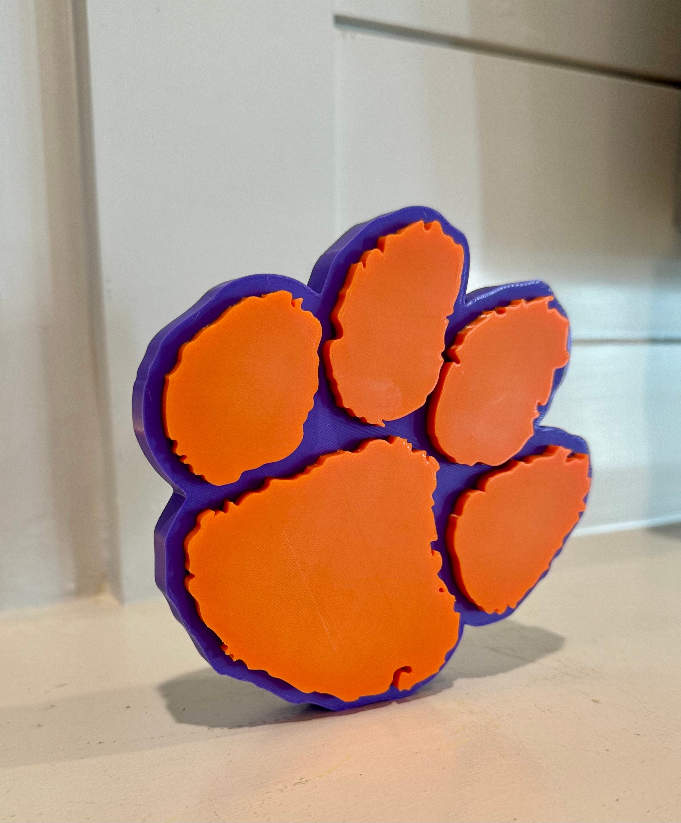 Clemson Tiger Paw - Officially Licensed - Etsy