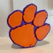 Clemson Tiger Paw - Officially Licensed - Etsy