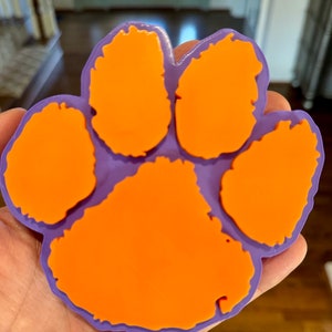 Clemson Tiger Paw - Officially Licensed - Etsy