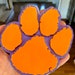 Clemson Tiger Paw - Officially Licensed - Etsy