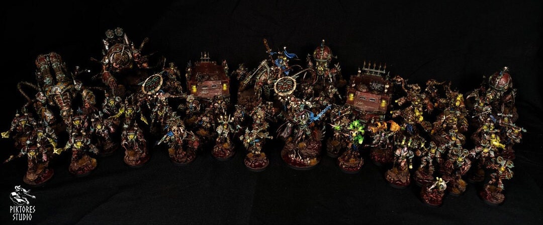 Chaos Army Painted in Grimdark Style Gold Level - Etsy