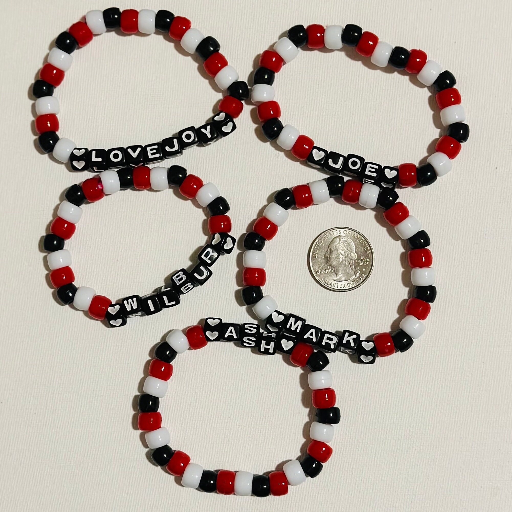 Lovejoy Kandi Bracelets set of 5 - Etsy