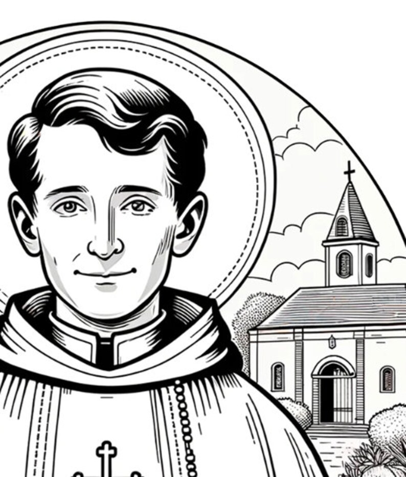 April Catholic Saints Coloring Book PDF Download - Etsy