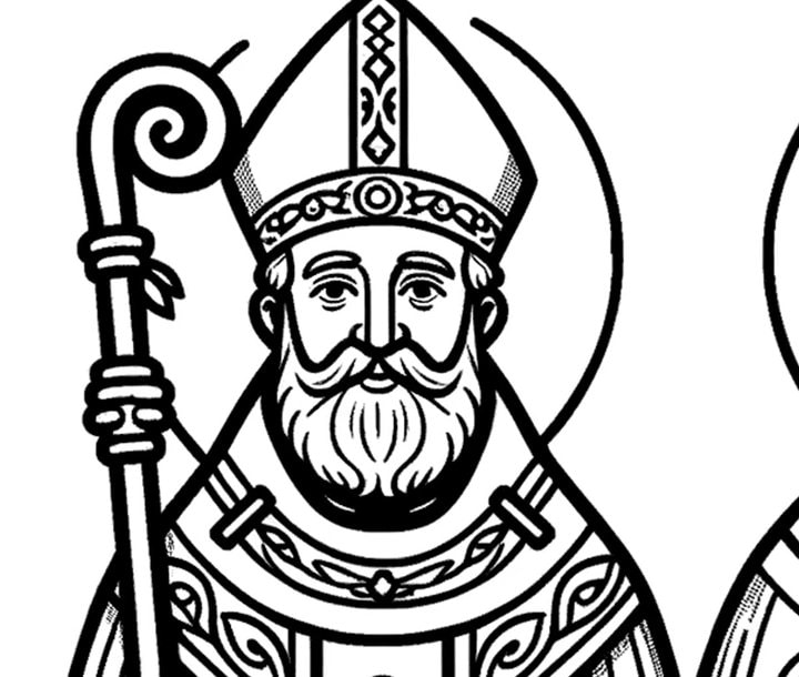 January Catholic Saint Coloring Book - Digital Download - Etsy