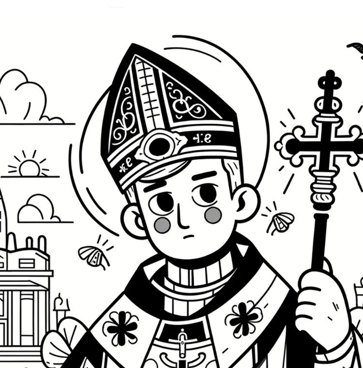 April Catholic Saints Coloring Book (PDF - Download) - Etsy