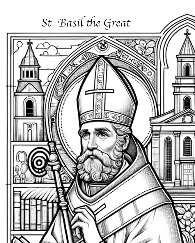January Catholic Saint Coloring Book - Digital Download - Etsy
