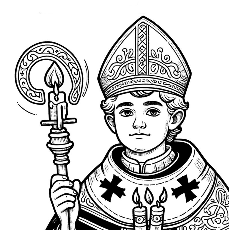 January - April Catholic Saints and Feasts Coloring Book (PDF Download ...