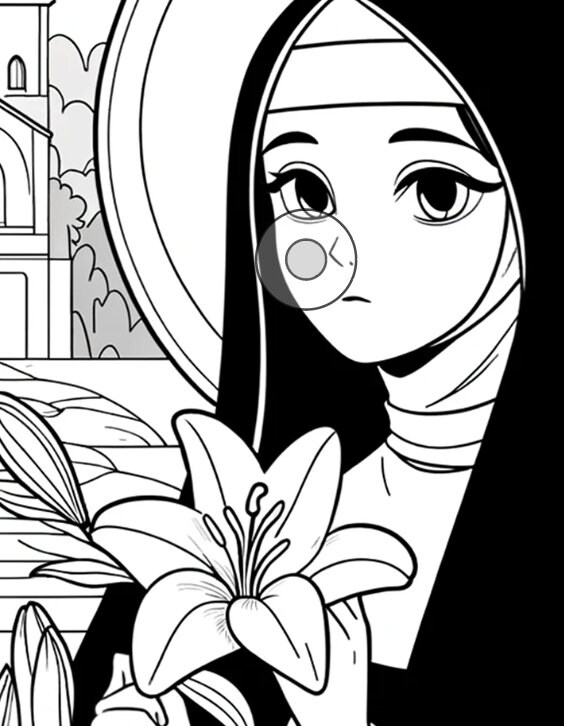 April Catholic Saints Coloring Book (PDF - Download) - Etsy