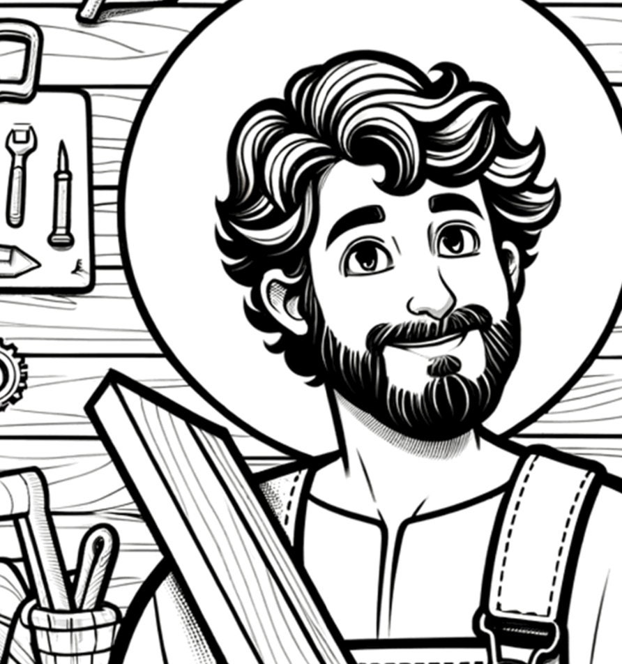 January - April Catholic Saints and Feasts Coloring Book (PDF Download ...