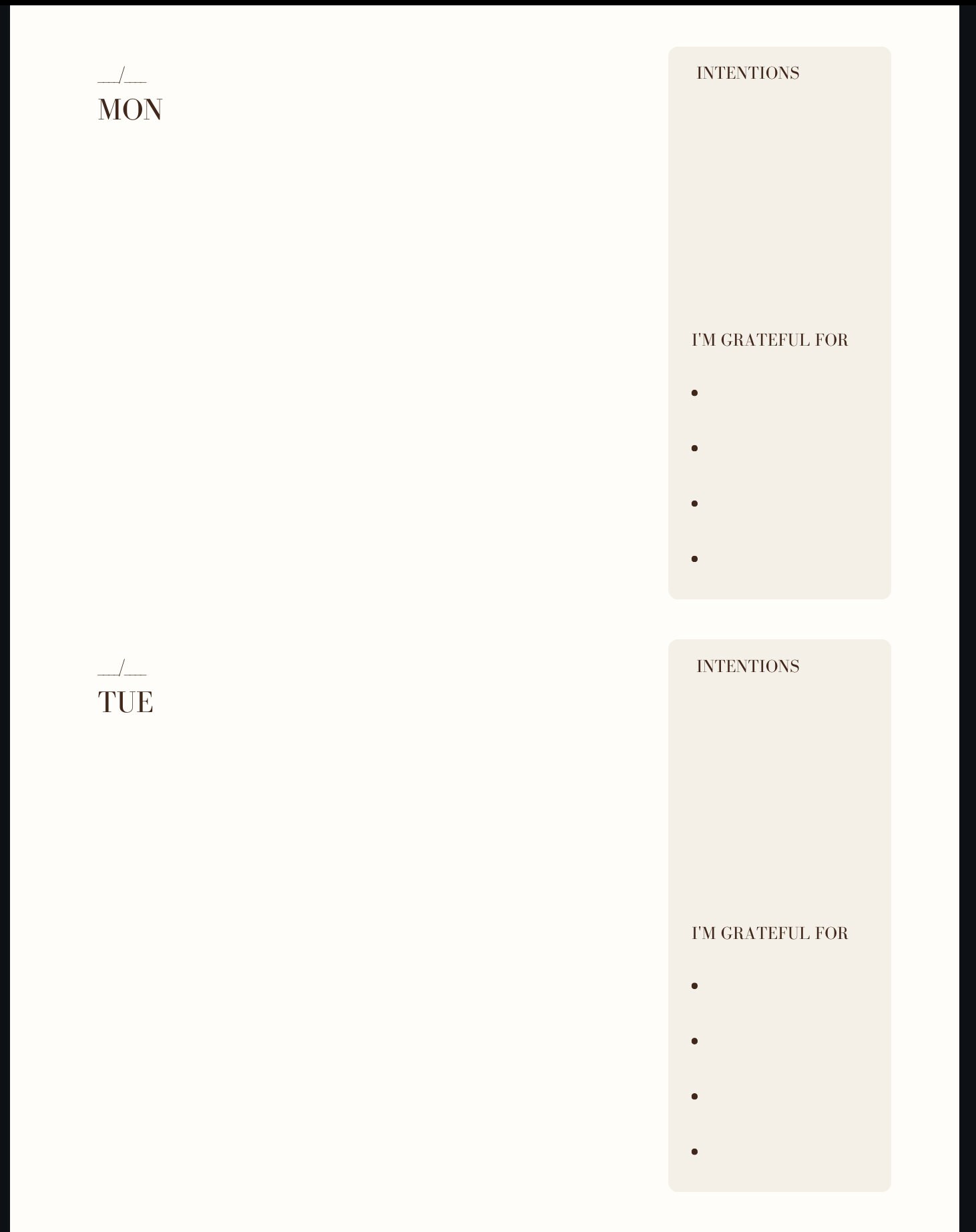 All in One Planner - Etsy