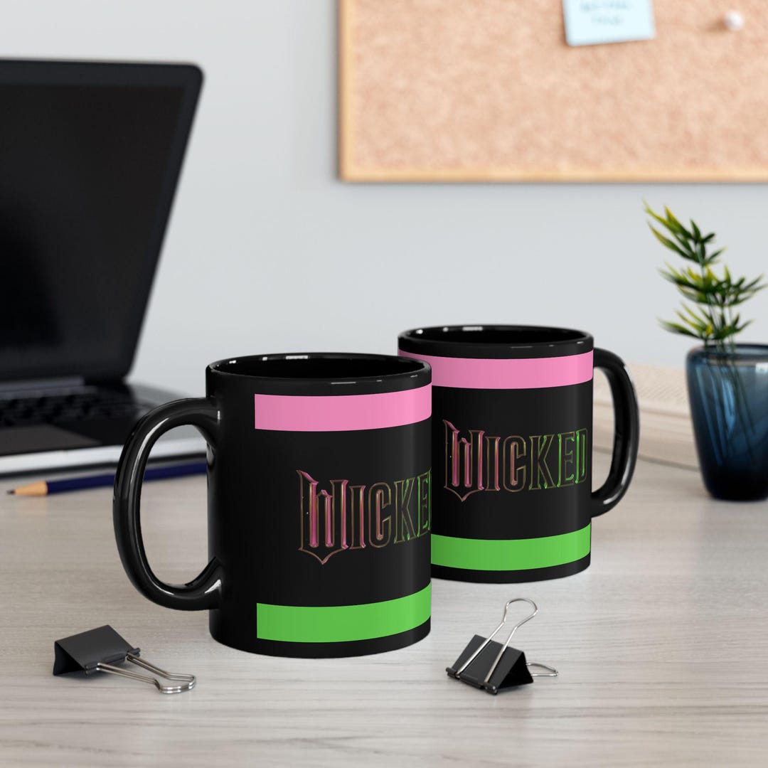 Wicked Mug, Black Coffee Cup, 11oz, Halloween Gift, Film Lover, Oz ...