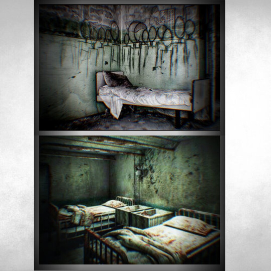 Vintage Mental Asylum Rooms Photograph Medical Psychology Psychological ...