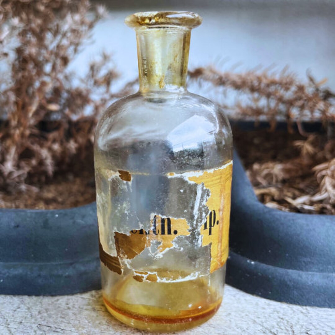 Rare Genuine Antique 1890s Tincture Apothecary Pharmacy Bottle Medical ...