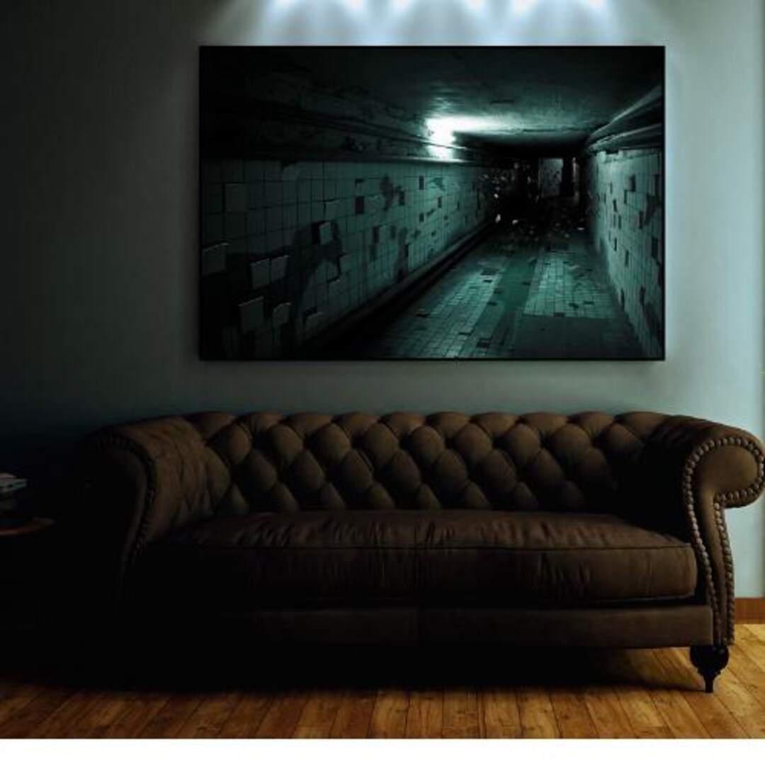 Haunting Abandoned Hospital Photograph, Mental Asylum Wall Decor ...