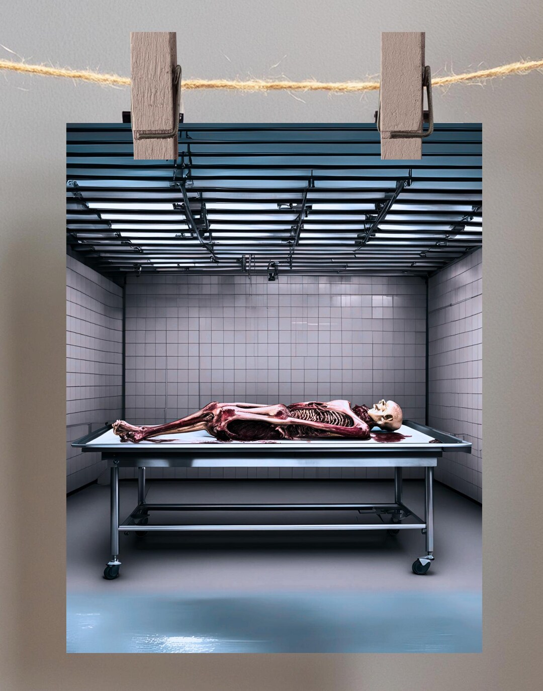 Body on Autopsy Table True Crime Psychological Antique Curiosities ...