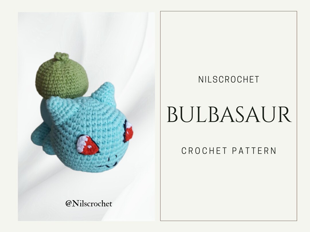 Bulbasaur Crochet Pattern PDF File - Etsy Canada