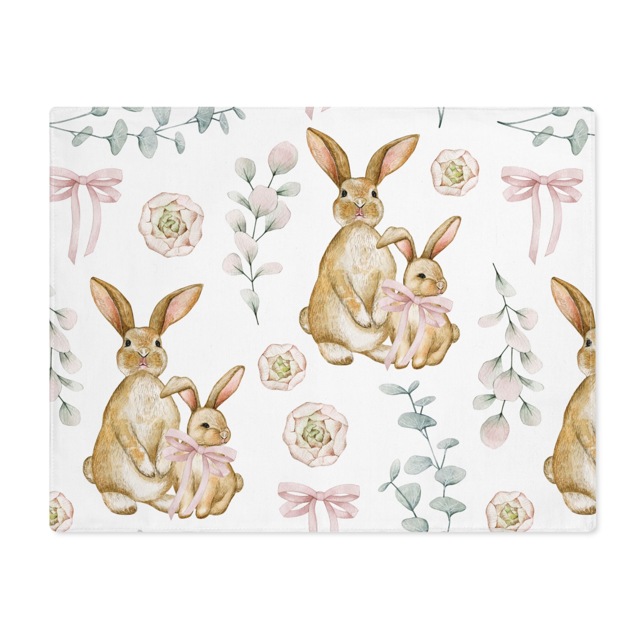Easter Bunny Placemats, Spring Placemats, Easter Table Cloth, Easter ...