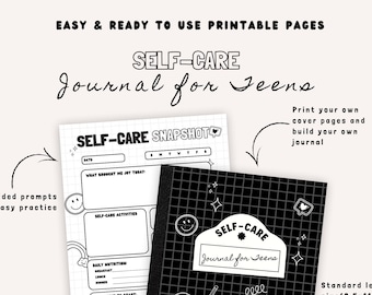 Self Care Journal for Teens and Young Girls Planner for Teens Journal ...