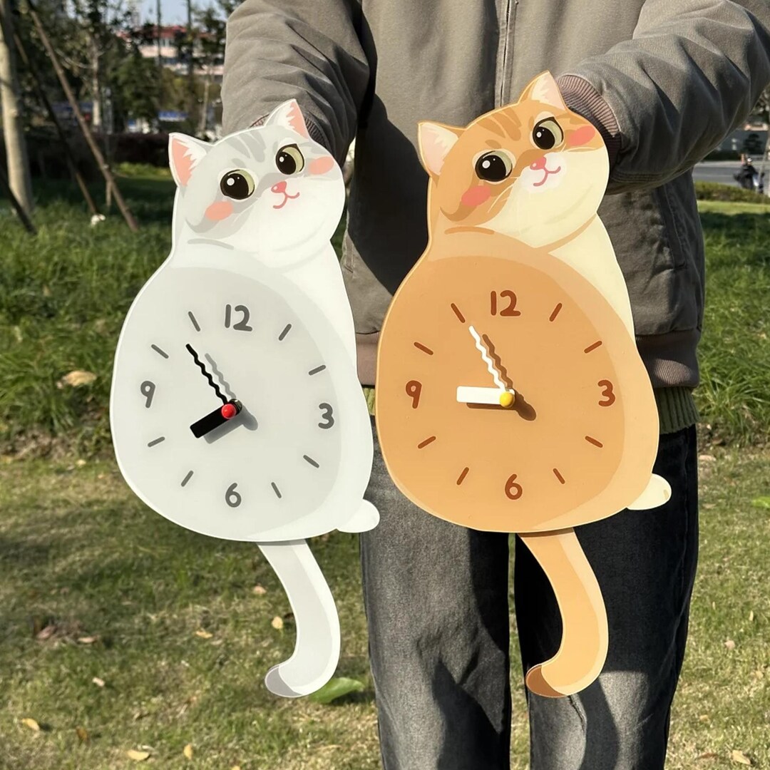 Personalized Dog Wall Clock, Adorable Puppy Design, Home Decor for Dog ...