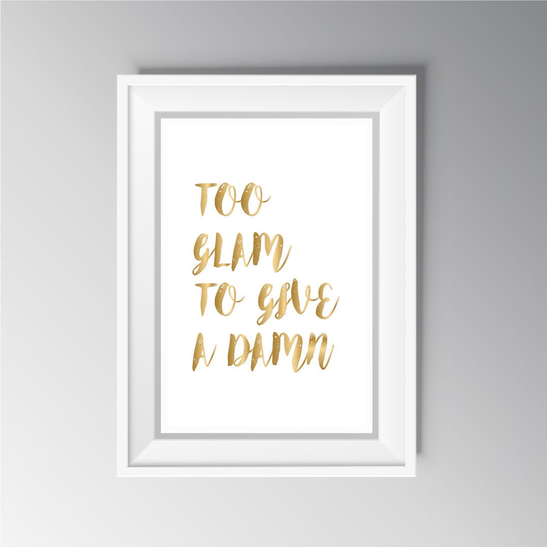 Quote Gold Wall Art, Office Decor, Printable Art, Wall Art, Love ...
