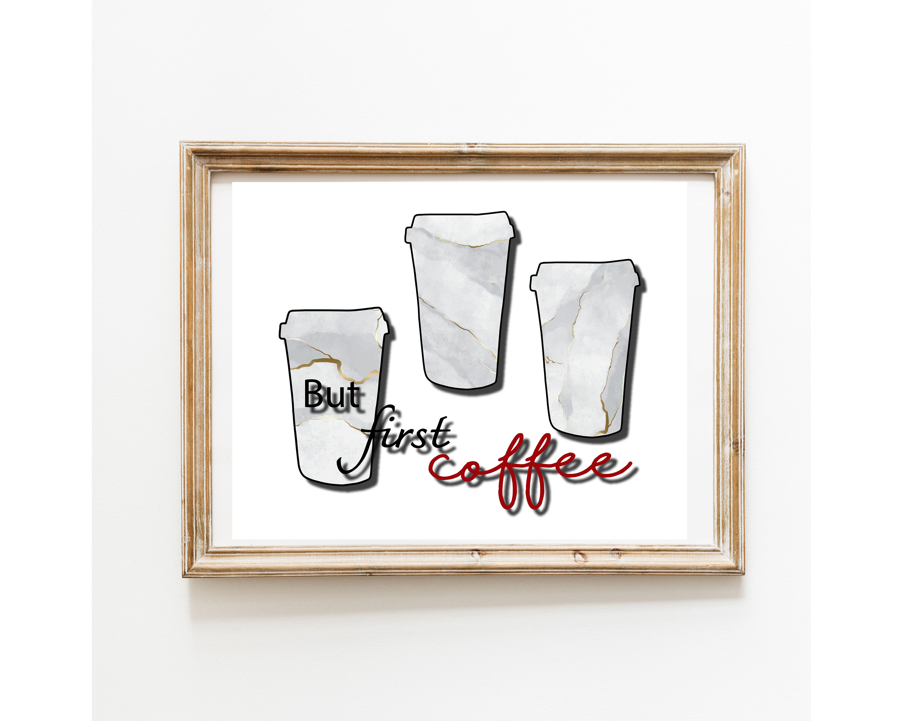 But First Coffee Wall Art, Office Decor, Printable Art, Wall Art, Love ...