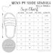 Men's PU Slide Sandal Deco Slides Size Chart Guide Template Digital ...