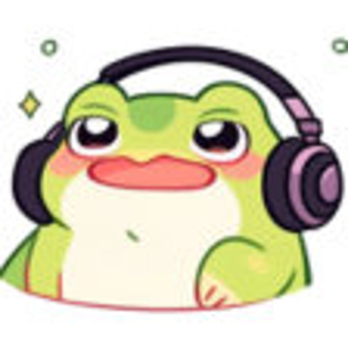 Twitch Emote Cute Kawaii Frogs Sub Badge Subbadge Stream Overlay ...