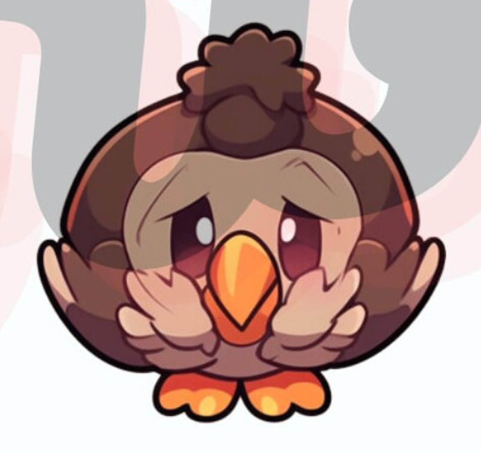 Cute Kawaii Turkey Twitch Emotes and Sub Badges for Streamers! Overlays ...