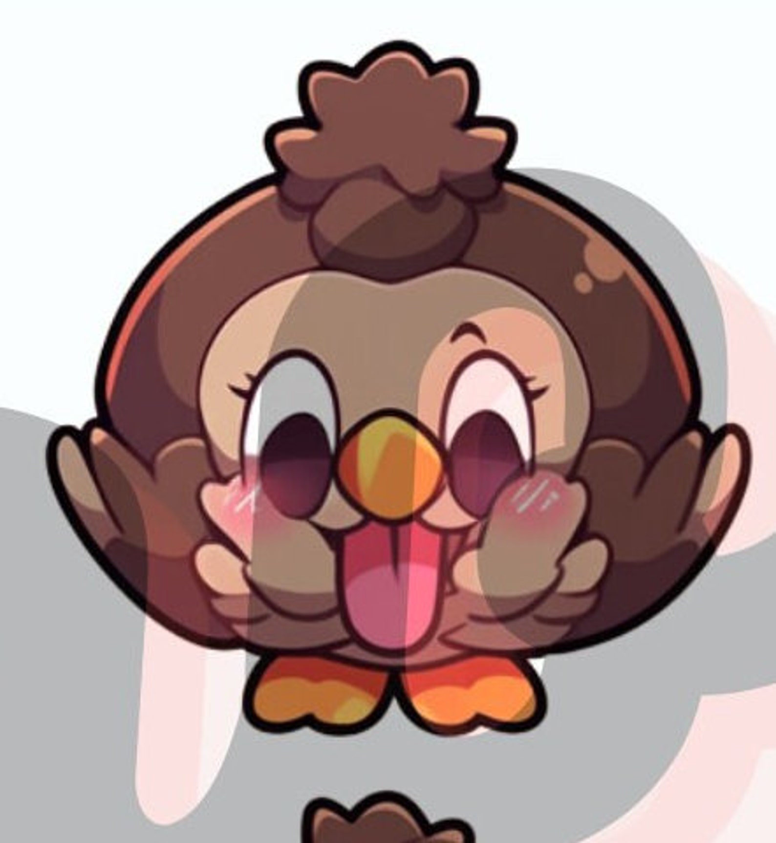 Cute Kawaii Turkey Twitch Emotes and Sub Badges for Streamers! Overlays ...