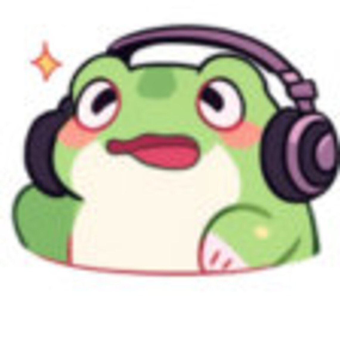 Twitch Emote Cute Kawaii Frogs Sub Badge Subbadge Stream Overlay ...