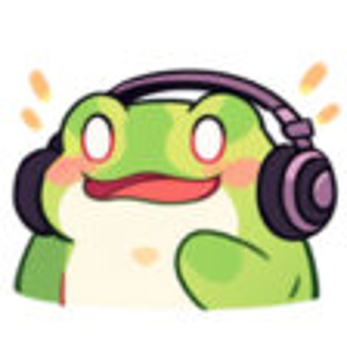 Twitch Emote Cute Kawaii Frogs Sub Badge Subbadge Stream Overlay ...