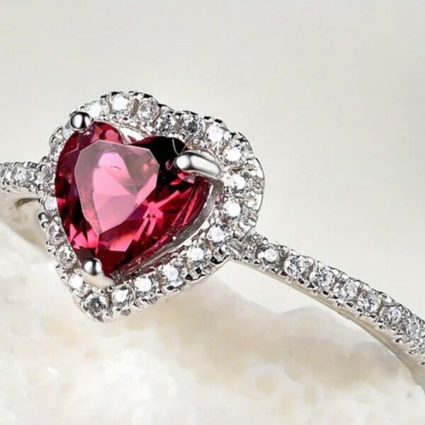 Heart Shape Rings - Etsy